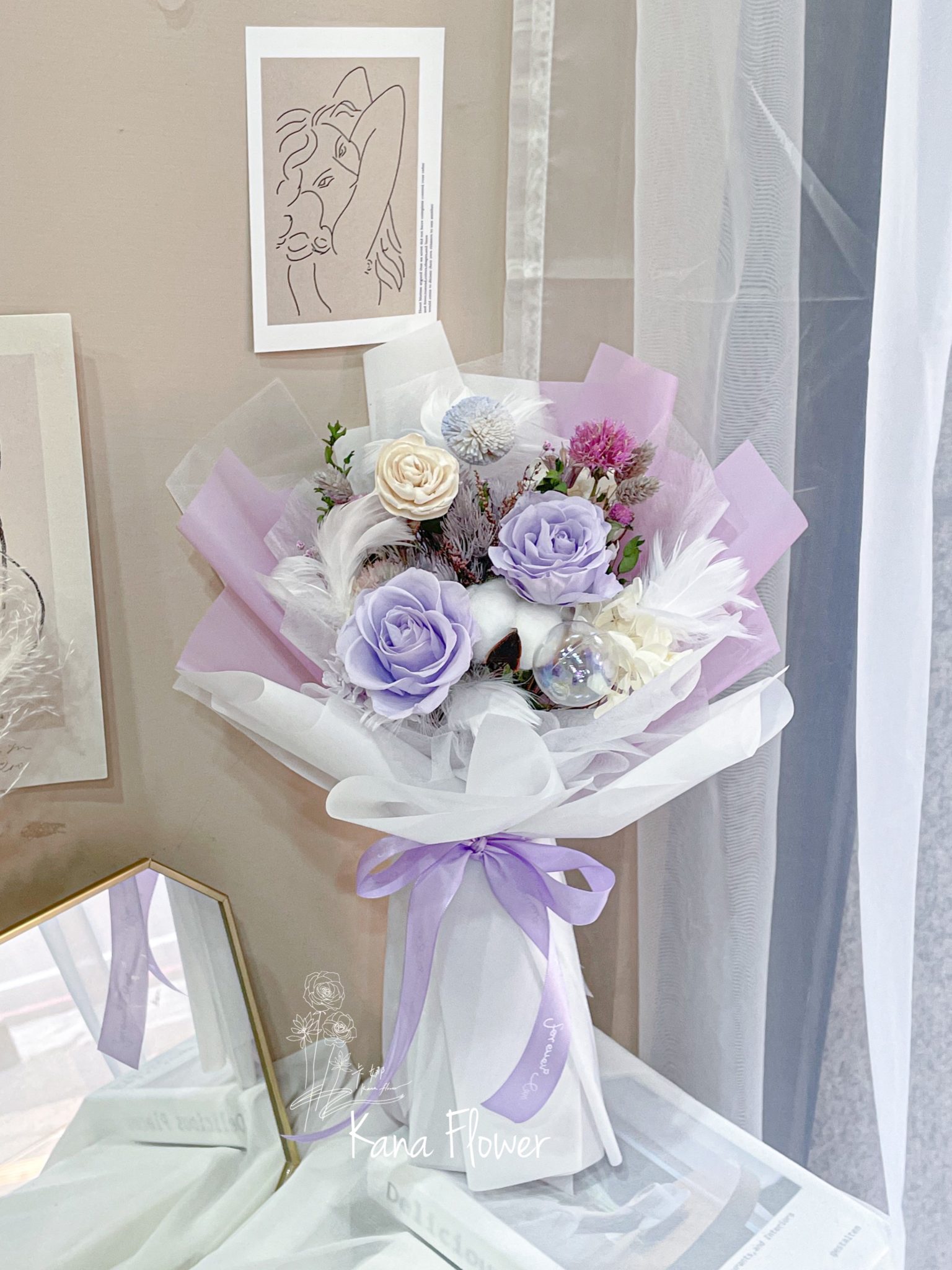 卡娜花藝 Kana Flower | 桃園花店 | 桃園永生花 | 藝文特區花店