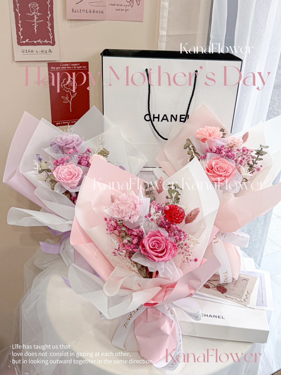 2025-M3 沐光愛語 小花束4色系列 | 卡娜花藝 Kana Flower